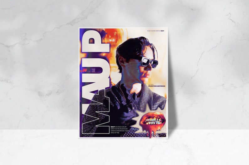 Mau P Poster, Physical Mau P Print, Mau P Print, House Music Poster ...