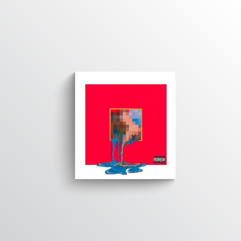 MBDTF Album Cover Art - Etsy