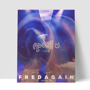 Fred Again 'adore U' Poster - Etsy