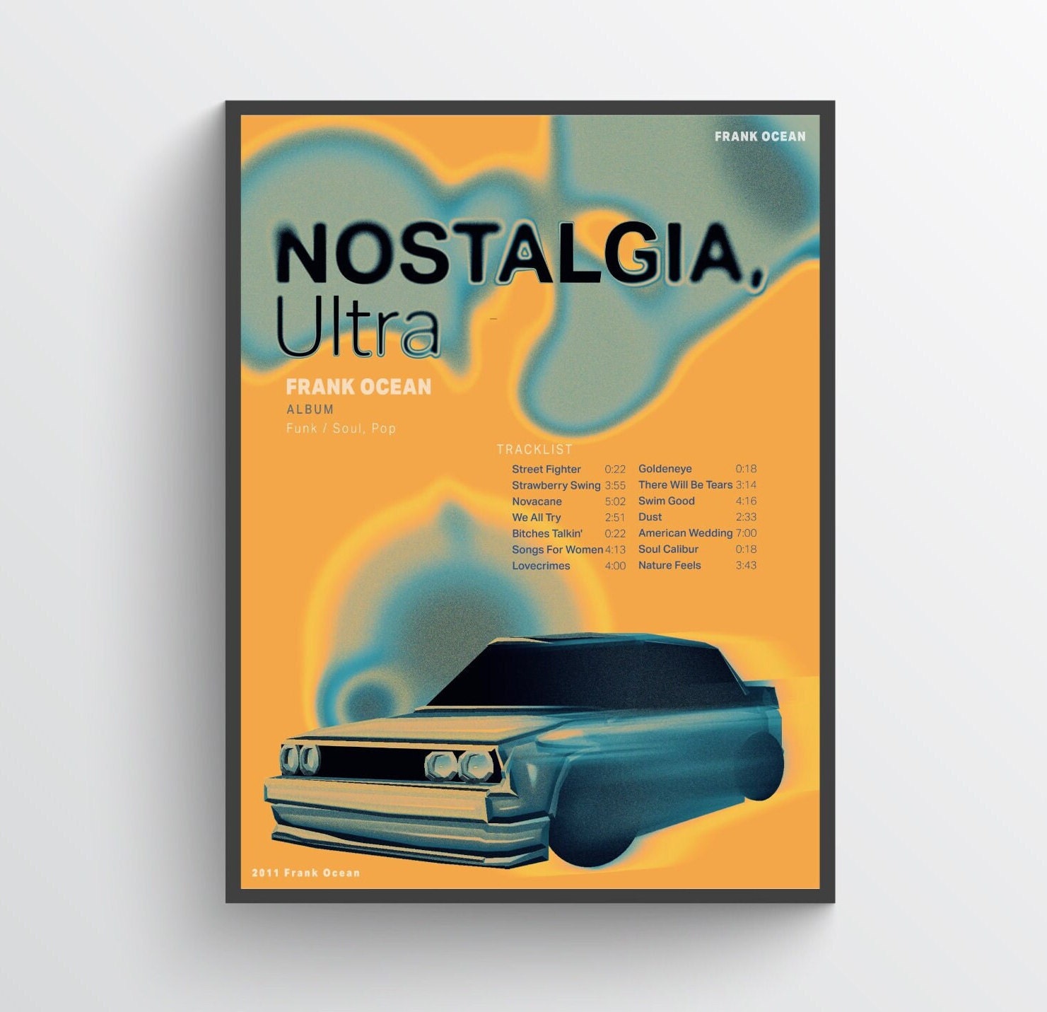 3 Frank Ocean Nostalgia Ultra Printable Posters - Etsy