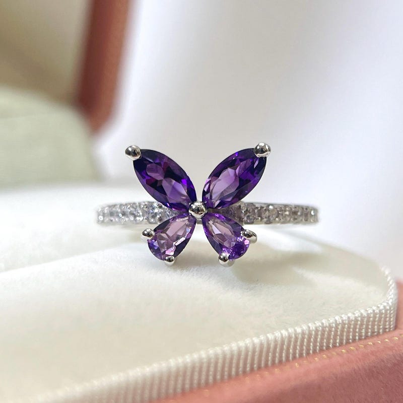 Butterfly Ring - Etsy