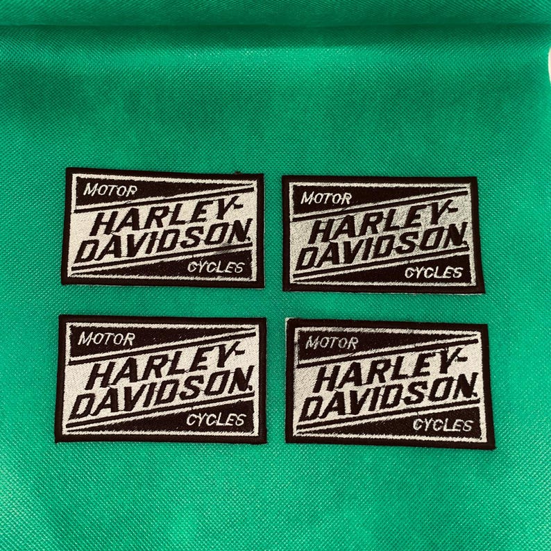 Harley Davidson Embroidery Patch Crest 2.5 X 4 Inch Iron-on Motorcycle ...