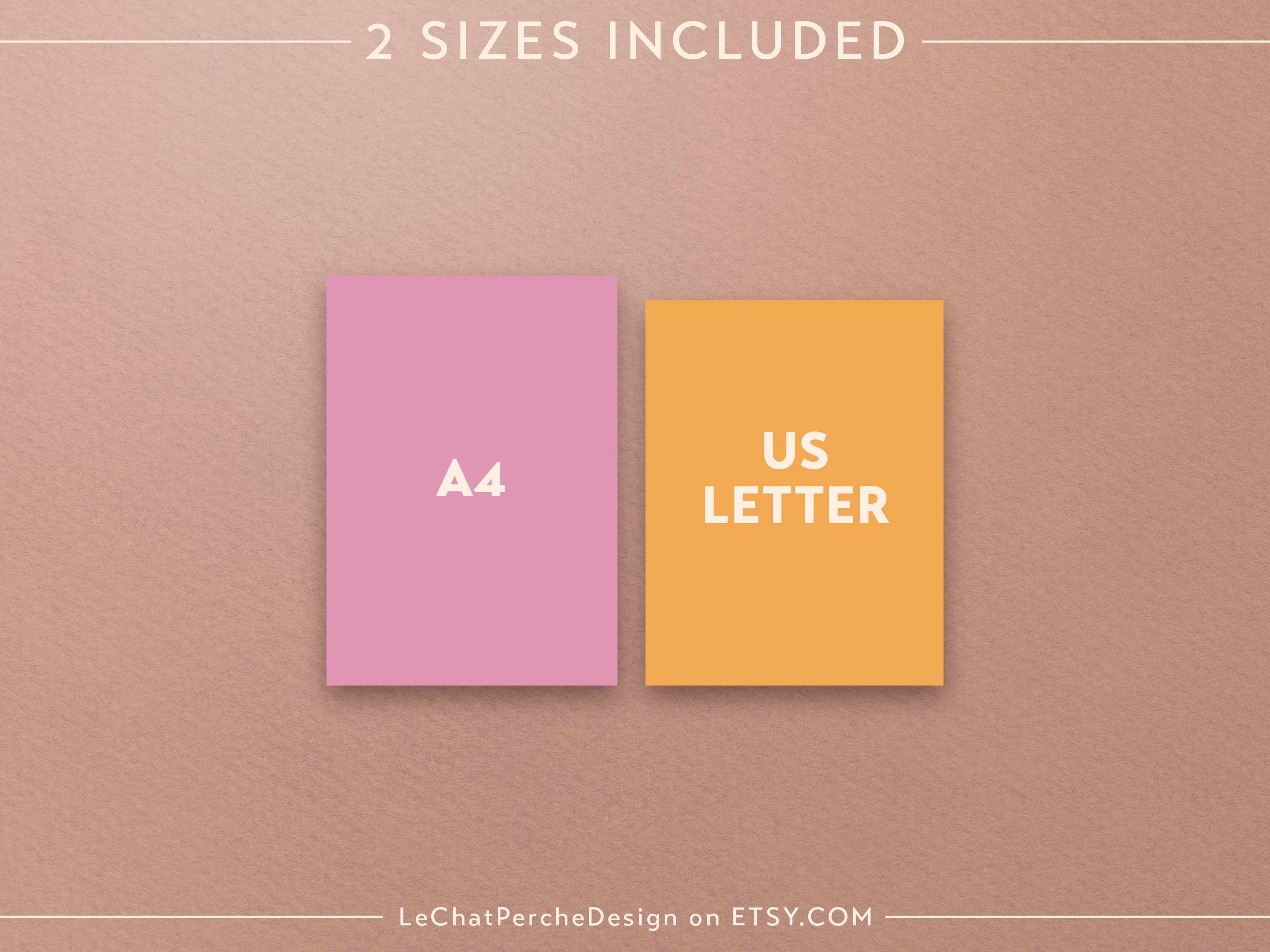 Sticky Notes Perpetual MONTHLY CALENDAR Printable, 3 X 3, Desk Calendar ...