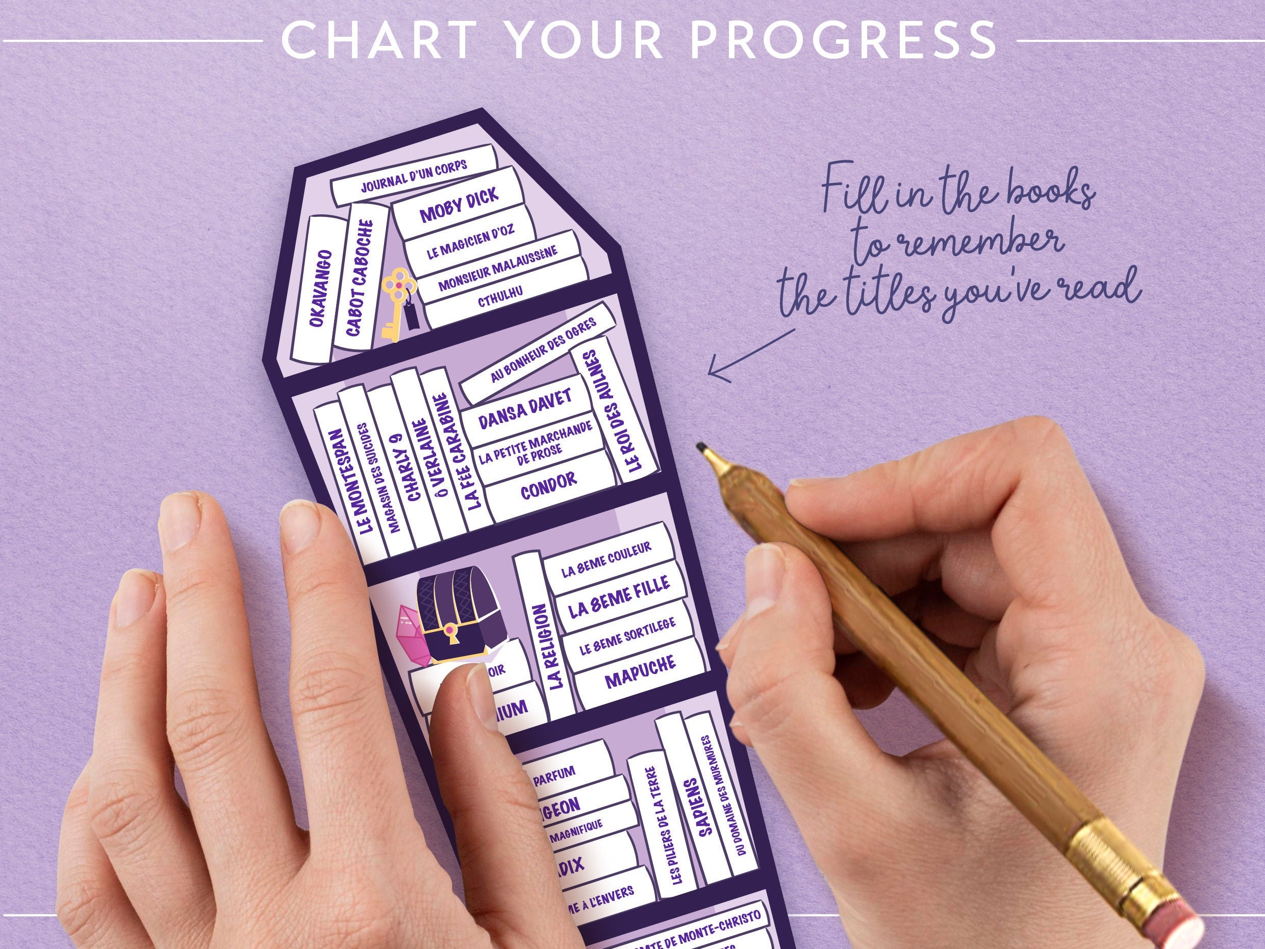 Vampire-themed Printable BOOKMARK, PNG File, Cute Creative Double-sided ...