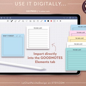 Minimalist Home Management Sticky Notes, 3x3 Planner Cards (PDF) - Etsy