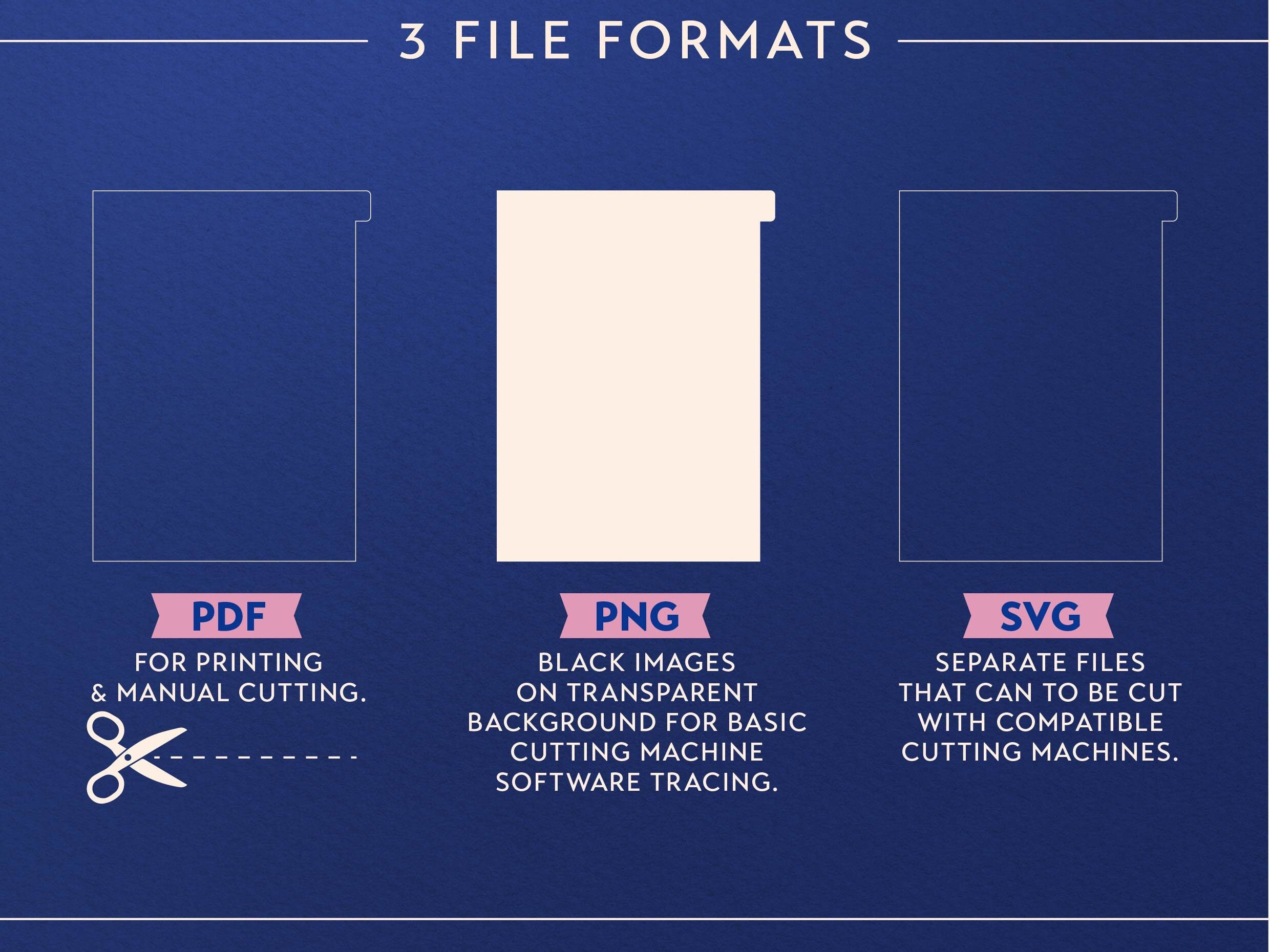 12 Side Tab Dividers for A4 Size Planner, Die Cutting Files Set Pdf ...