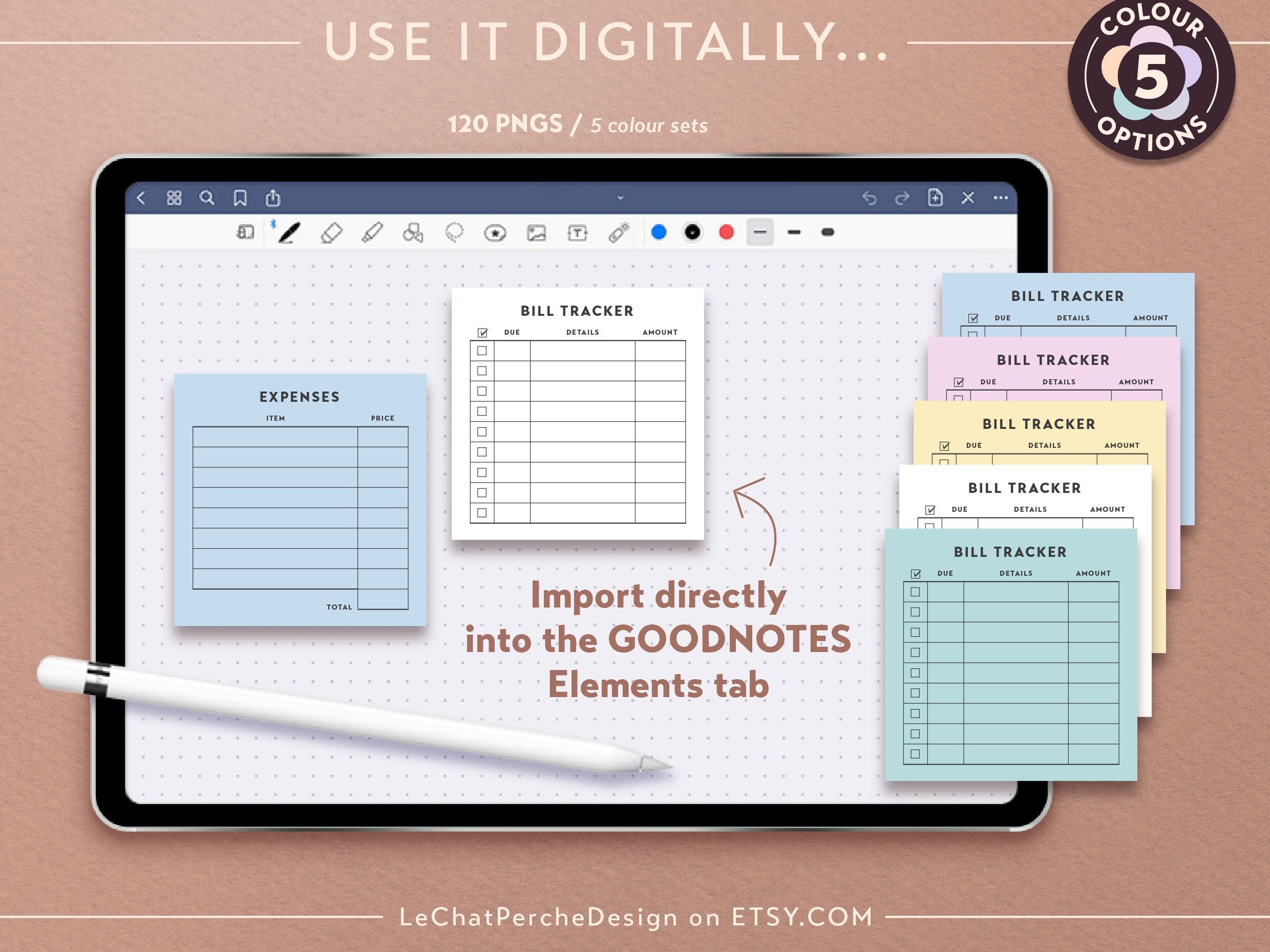 Minimalist 3x3 Sticky Notes, Planner Cards (PDF, PNG) - Etsy