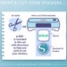 Energy Level Stickers Bundle Printable | Print and Cut Energy Gauge ...