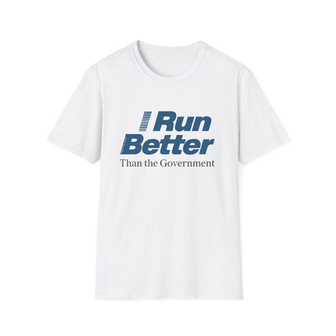 Funny Running T-shirt for Marathon Lovers | I Run Better Than the ...