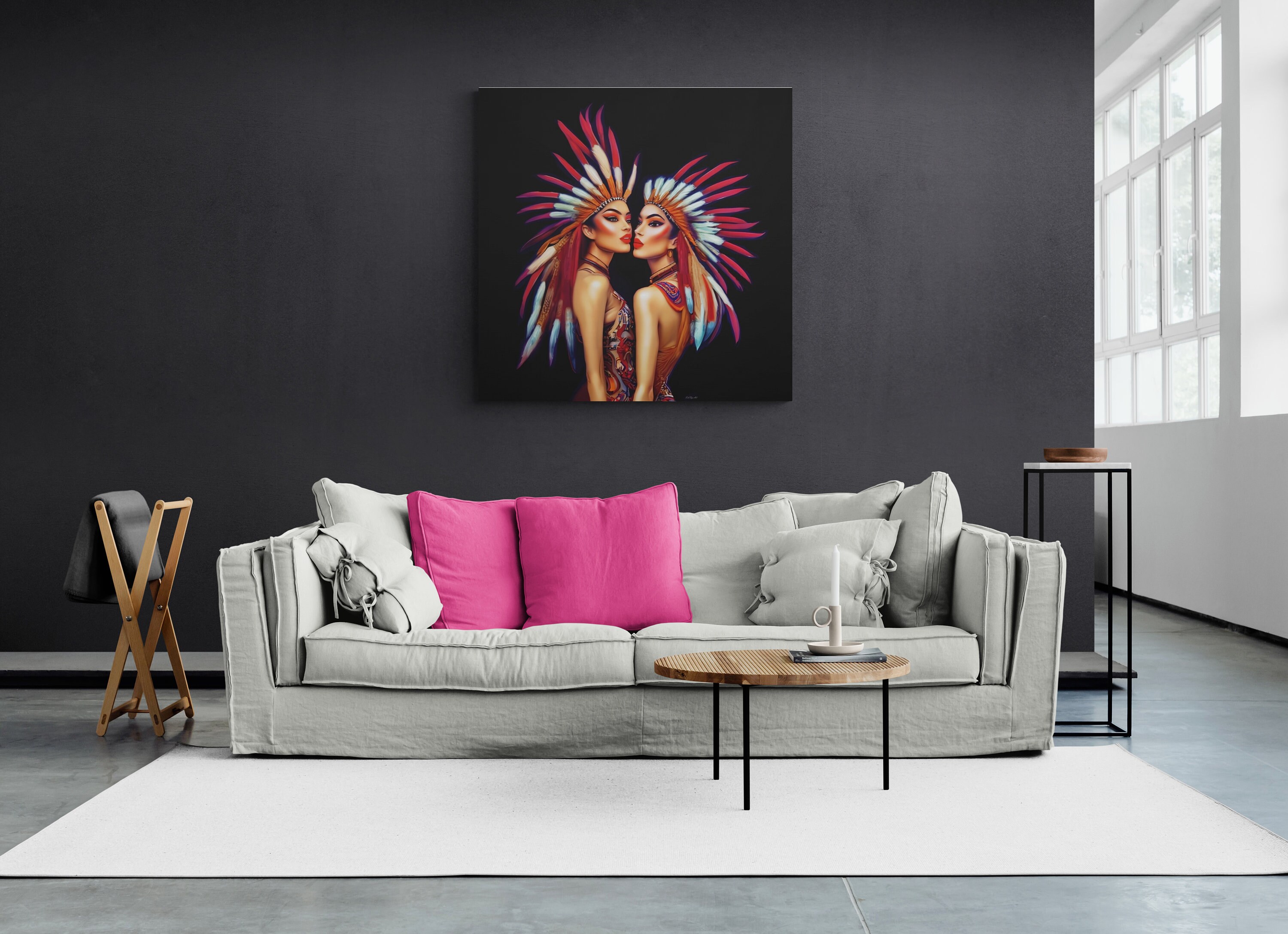 Native American Women, Indian Princess, Wall Art, Wall Art Canvas, Wall ...