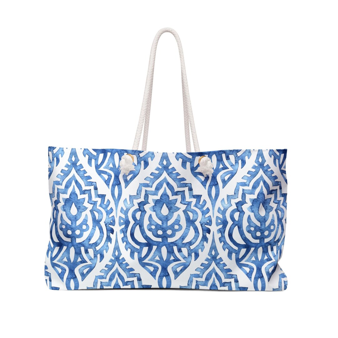 Boho-chic Weekender Bag, Decorative Tote, Travel Bag for Weekend ...