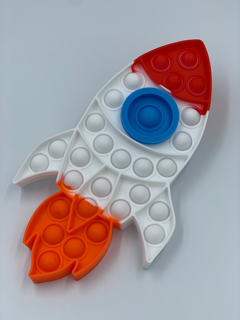 Rocket Pop It - Etsy