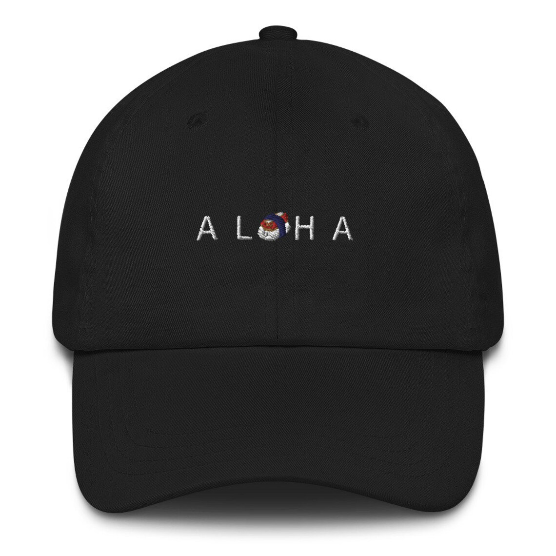 Cute Hawaiian Spam Musubi "aloha" Logo Summer Beach Black Unisex ...