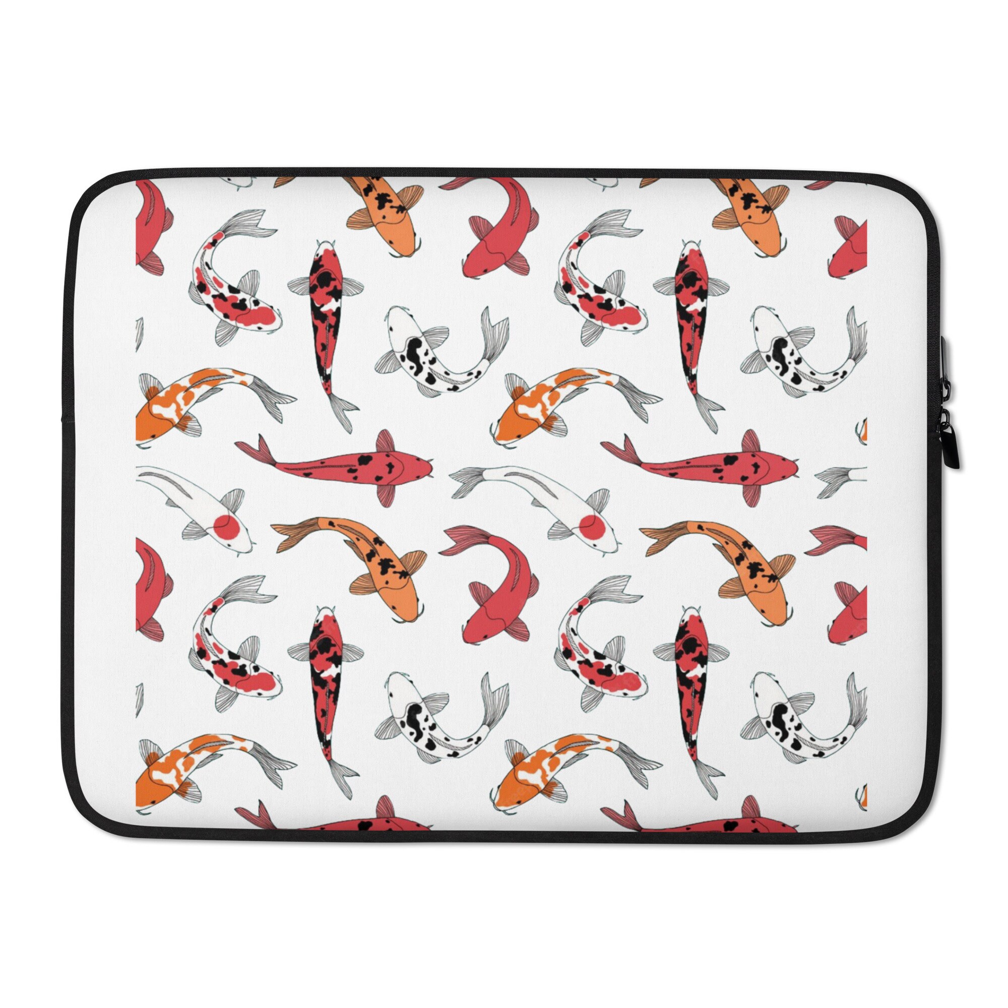 Cute Japanese Koi Pattern Fish Universal Laptop Sleeve - Etsy