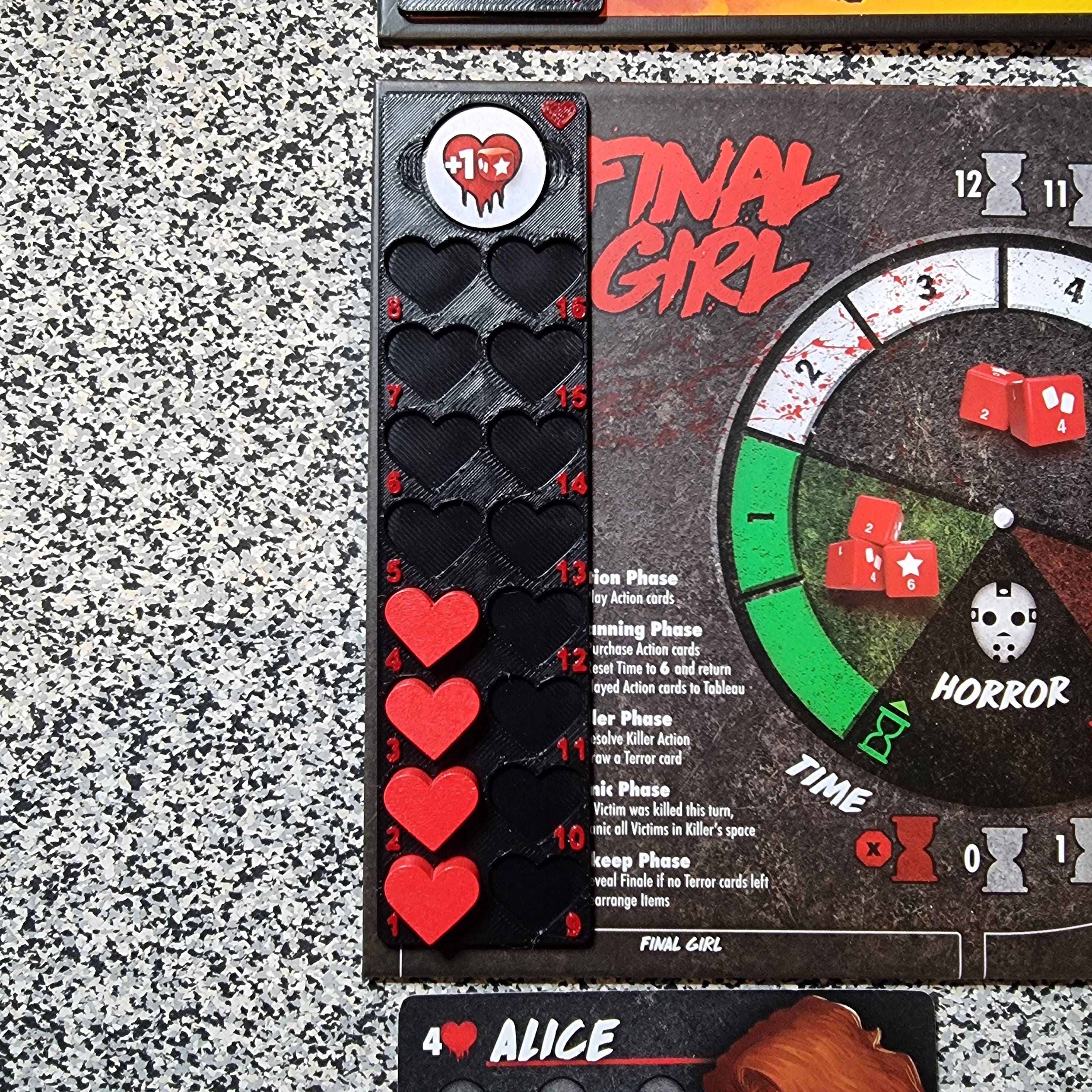 Final Girl Board Game Accessory Pack (unofficial) - Health Trays With ...