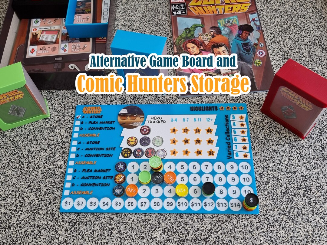 Comic Hunters Alternative Score Board and Storage Solution ( Insert ...