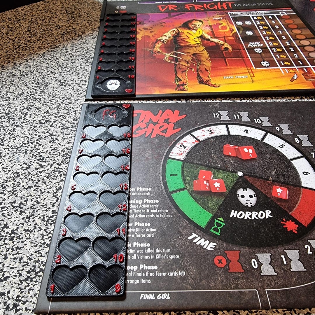 Final Girl Board Game Accessory Pack (unofficial) - Health Trays With ...