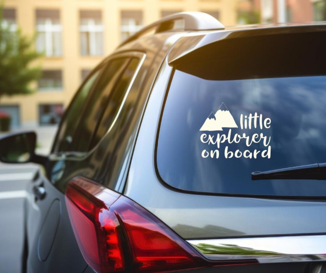 Little Explorer on Board Decal - Etsy