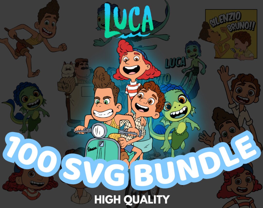 Luca Svg, Luca Bruno Bundle Svg, Luca Clipart, Svg Files for Cricut ...