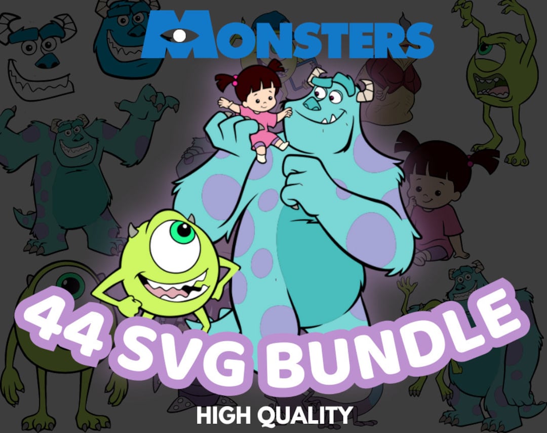 Monsters Svg, Monsters Bundle Svg, Monsters Clipart, Svg Files for ...