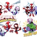 Spidey Clipart Png, Spidey Svg Bundle, Spidey Characters Transparent ...