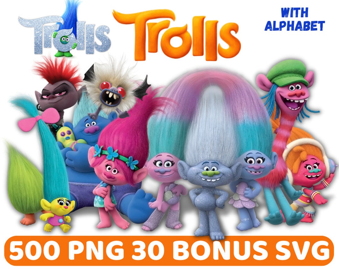 Trolls Png Transparent Backgrounds, Trolls Svg, Trolls Clipart Png ...