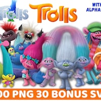 New Trolls Squad Png Custom Listing PNG Design Files Digital ...