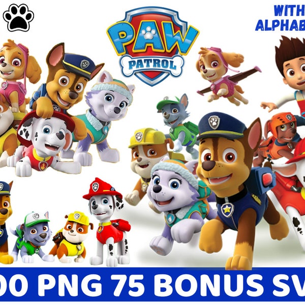 Paw Patrol Svg Layered - Etsy