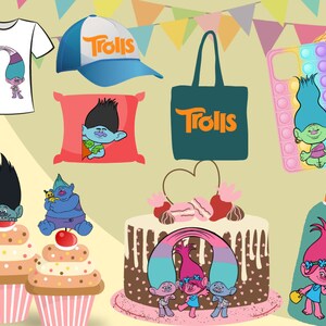 Trolls Svg, Trolls Bundle Svg, Trolls Clipart, Svg Files for Cricut ...