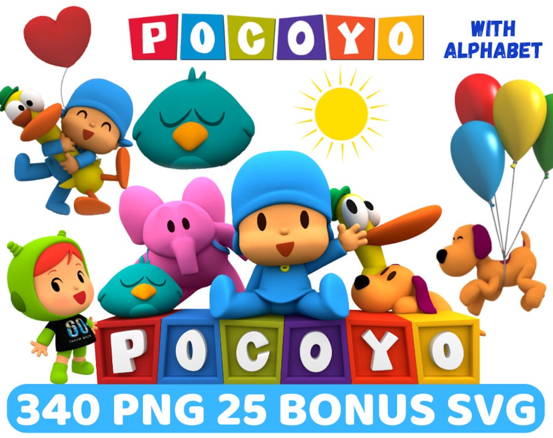 Pocoyo Clipart Png, Pocoyo Svg Bundle, Pocoyo. Birthday Party, Pocoyo ...
