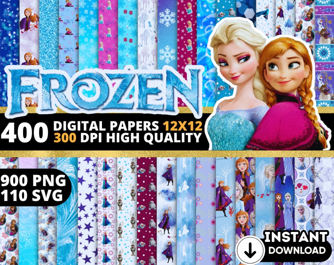Frozen Digital Papers, Frozen Wallpers, Frozen Backgrounds, Frozen ...