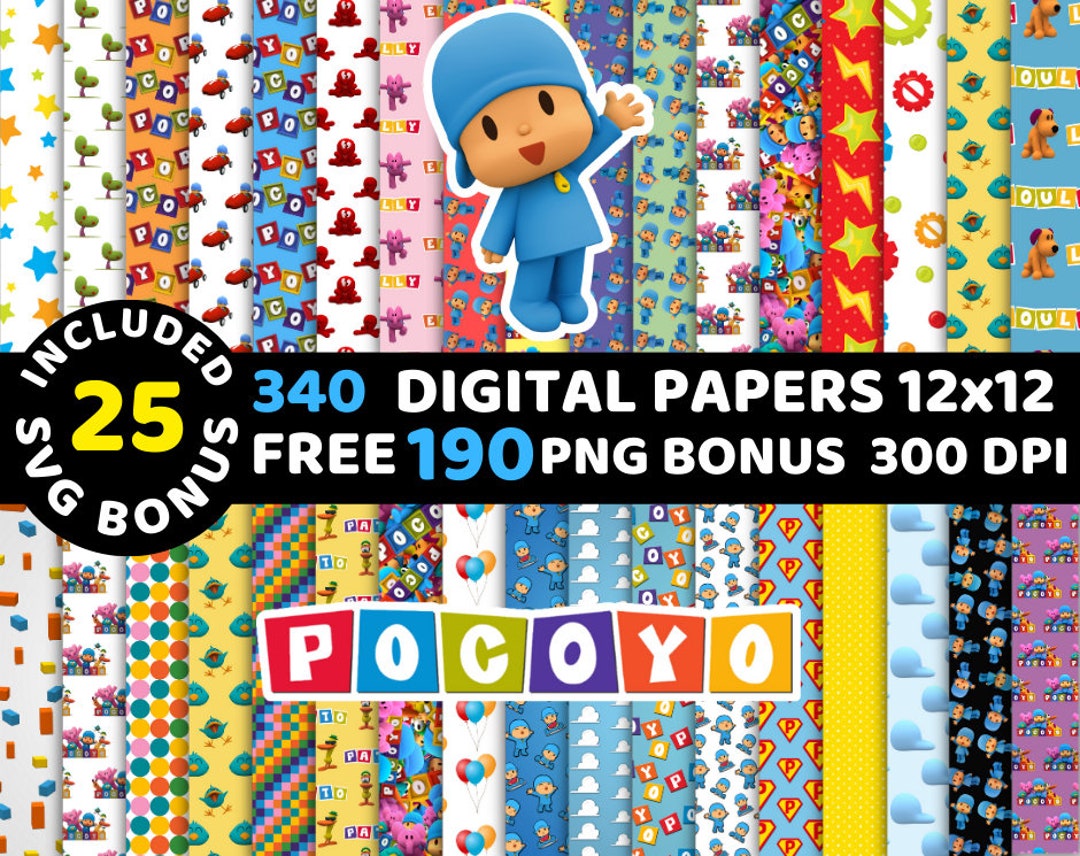 Pocoyo Digital Papers, Pocoyo Wallpers, Pocoyo Backgrounds, Pocoyo ...