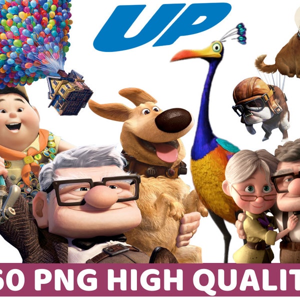Up Movie Clipart - Etsy