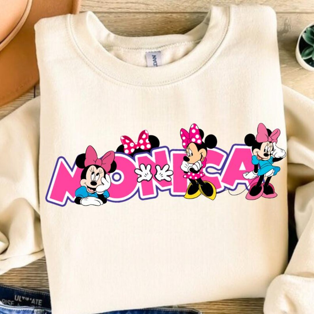 Personalized Minnie Mouse Custom PNG Name, Minnie Birthday, Minnie ...