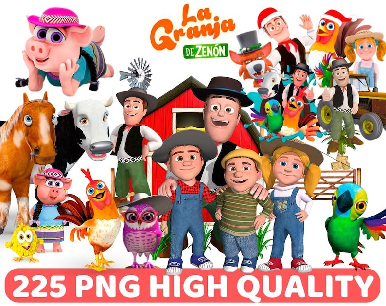 La Granja De Zenon Png, Zenon Clipart Png, Zenon Png Bundle, Zenon Png ...