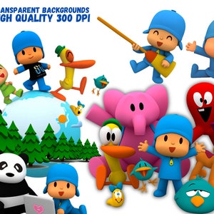 Pocoyo Clipart Png, Pocoyo Svg Bundle, Pocoyo. Birthday Party, Pocoyo ...
