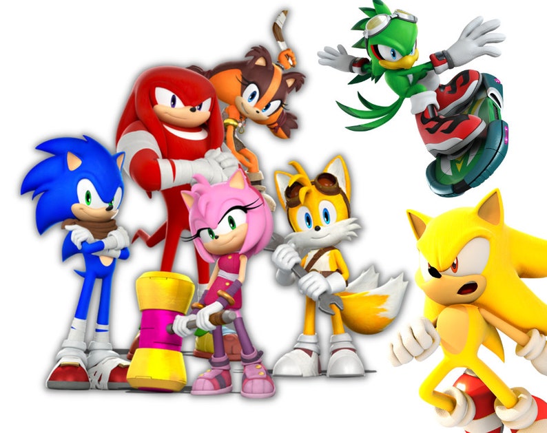 Sonic Clipart Png, Sonic Svg Bundle, Sonic the Hedgehog Png Transparent ...