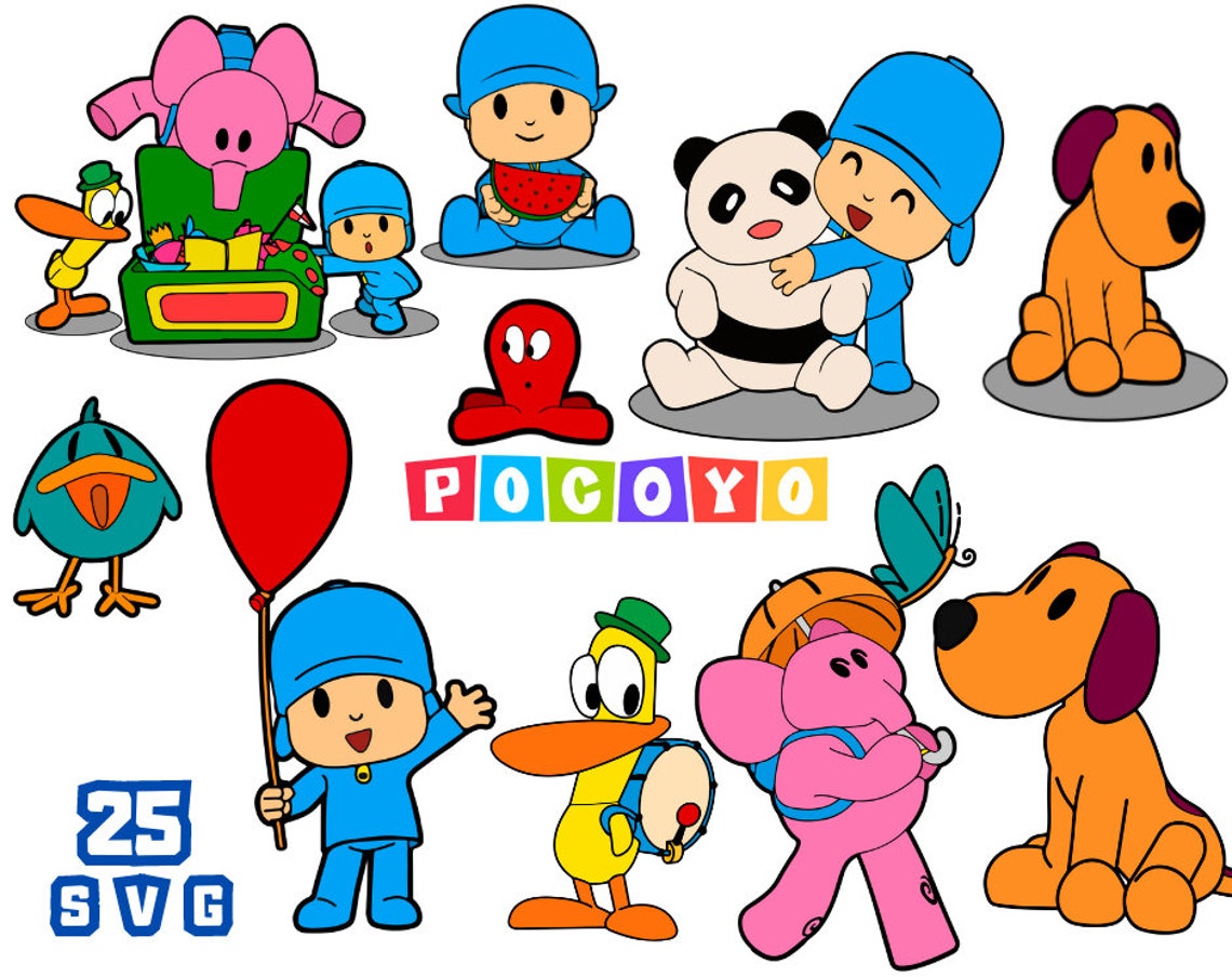 Pocoyo Clipart Png, Pocoyo SVG Bundle, Pocoyo. Geburtstagsparty, Pocoyo ...