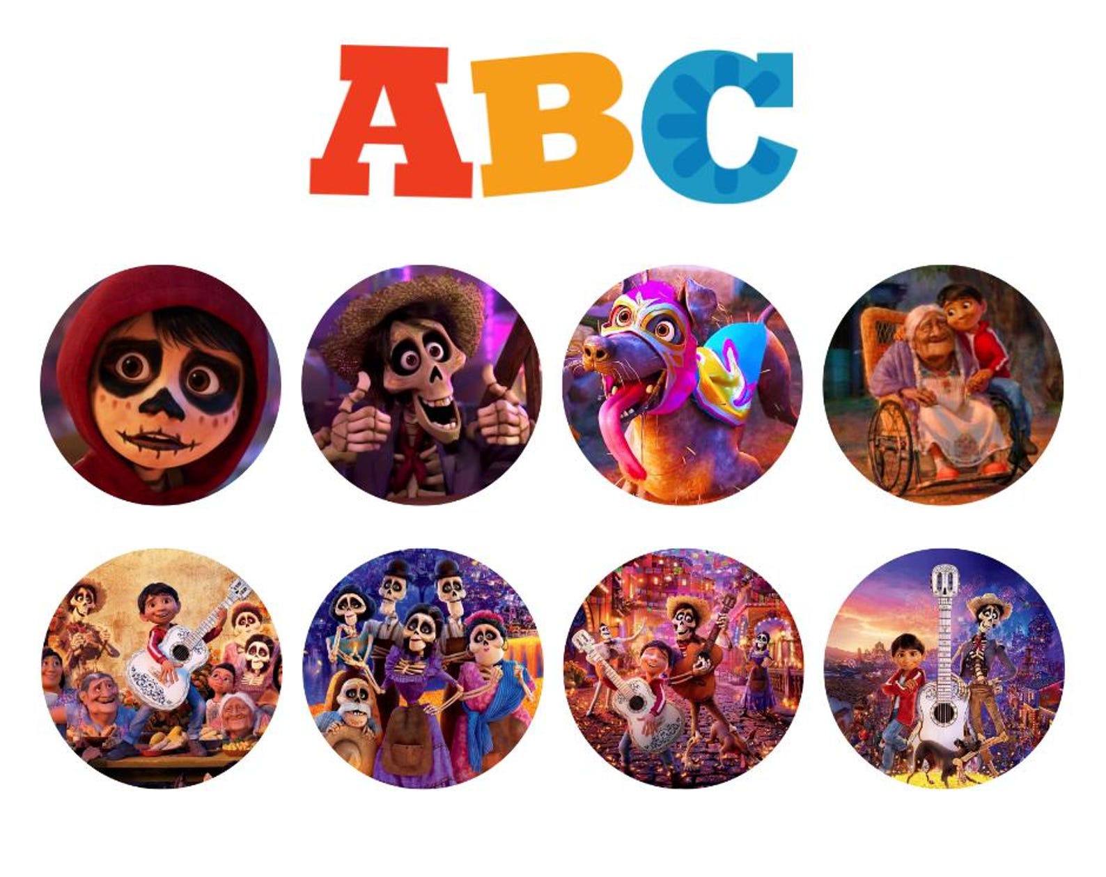Coco Font Png Bundle, Coco Alphabet Letters Clipart, Sublimation File ...