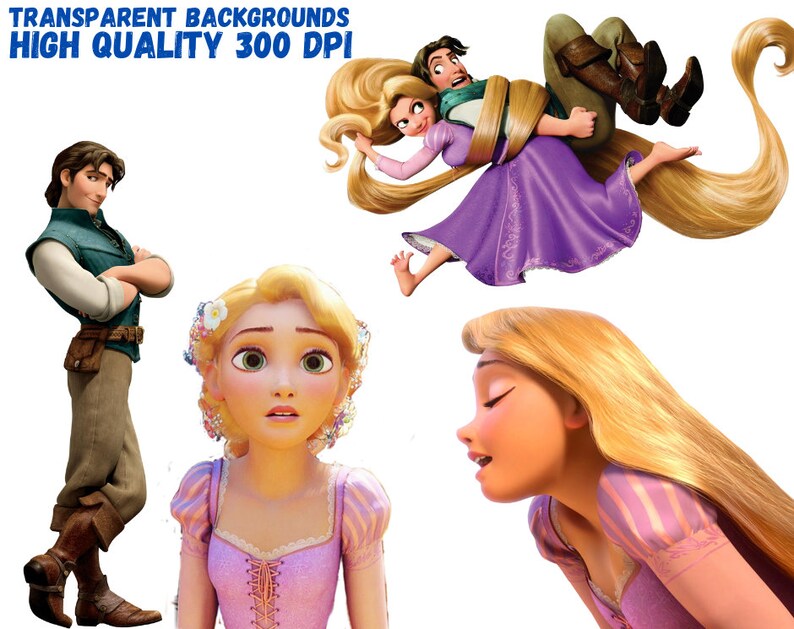 Tangled Clipart Png Tangled Svg Bundle Tangled Stickers - Etsy