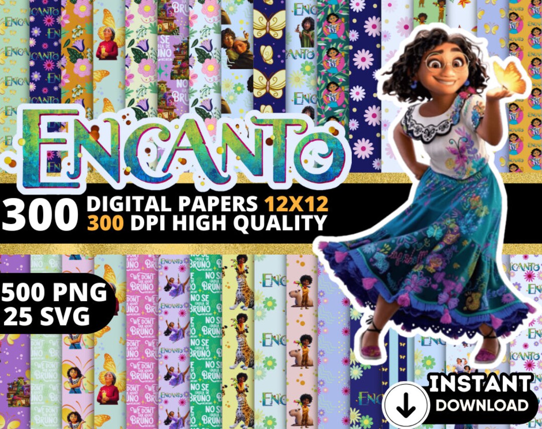 Encanto Digital Papers, Encanto Wallpers, Encanto Backgrounds, Encanto ...