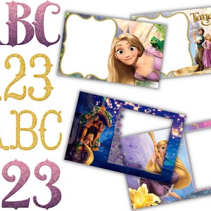 Tangled Clipart Png, Tangled Svg Bundle, Tangled Stickers Logos ...