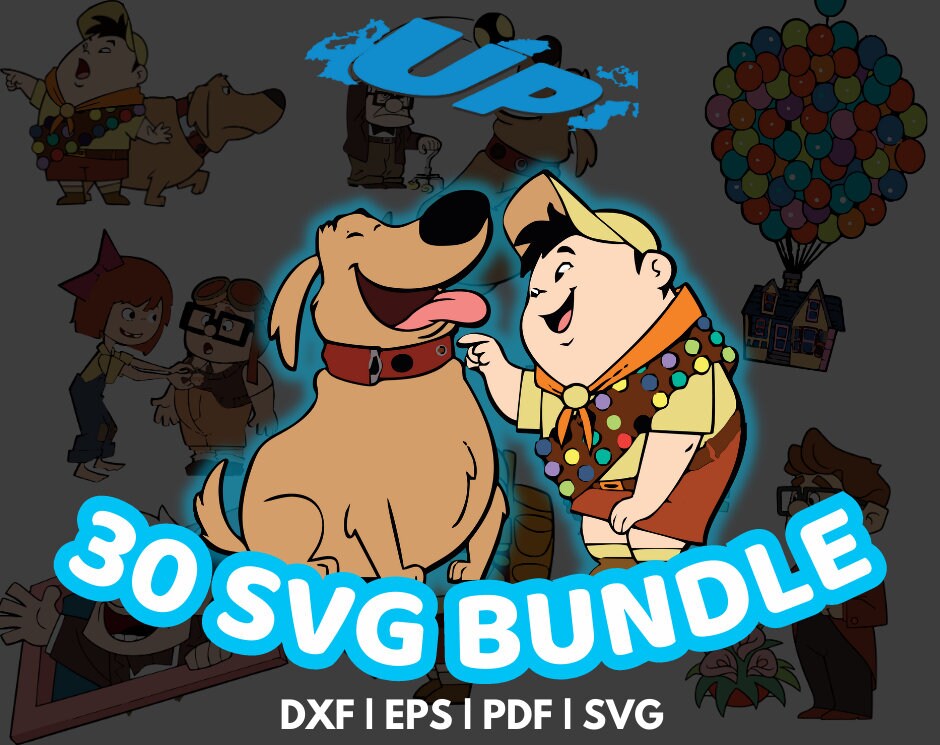 Up Svg up Russel Bundle Svg up Clipart Svg Files for - Etsy