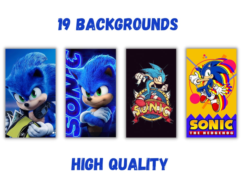 Sonic Clipart Png, Sonic Svg Bundle, Sonic the Hedgehog Png Transparent ...