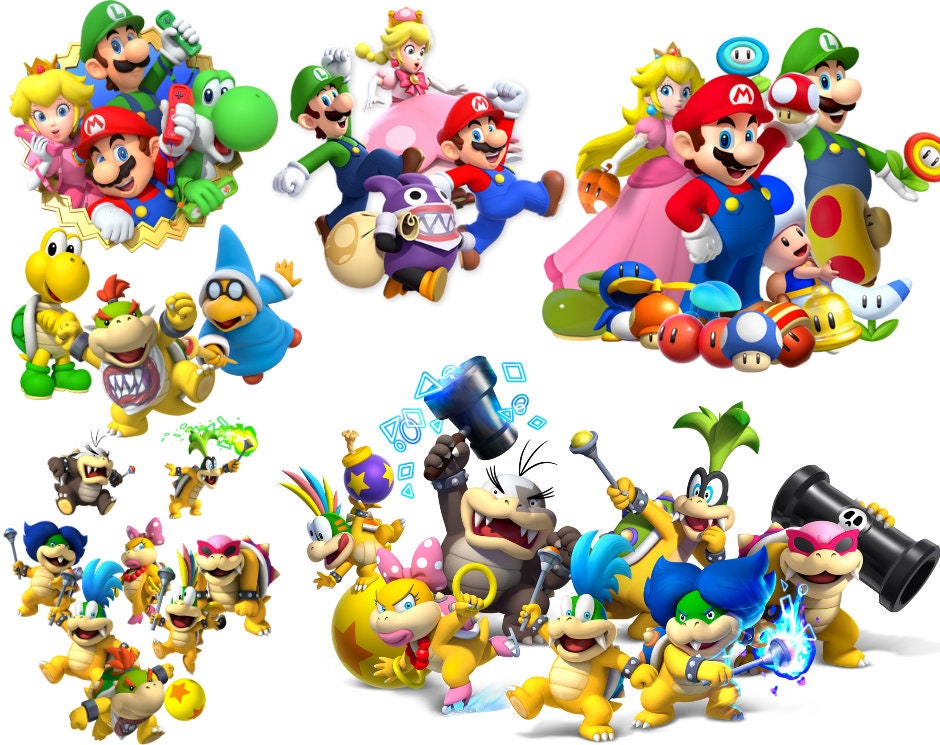 Super Mario Png, Super Mario Svg Bundle, Super Mario Bros Transparent ...