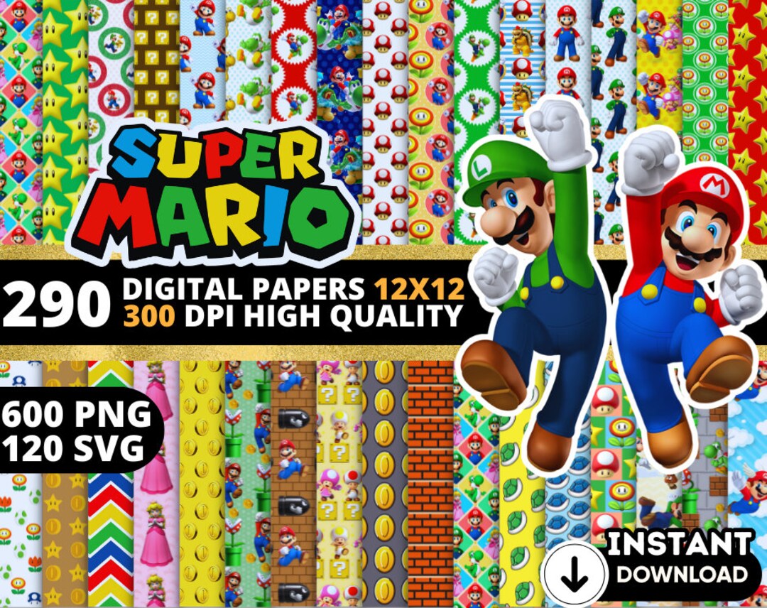 Super Mario Digital Papers, Super Mario Wallpers, Super Mario ...
