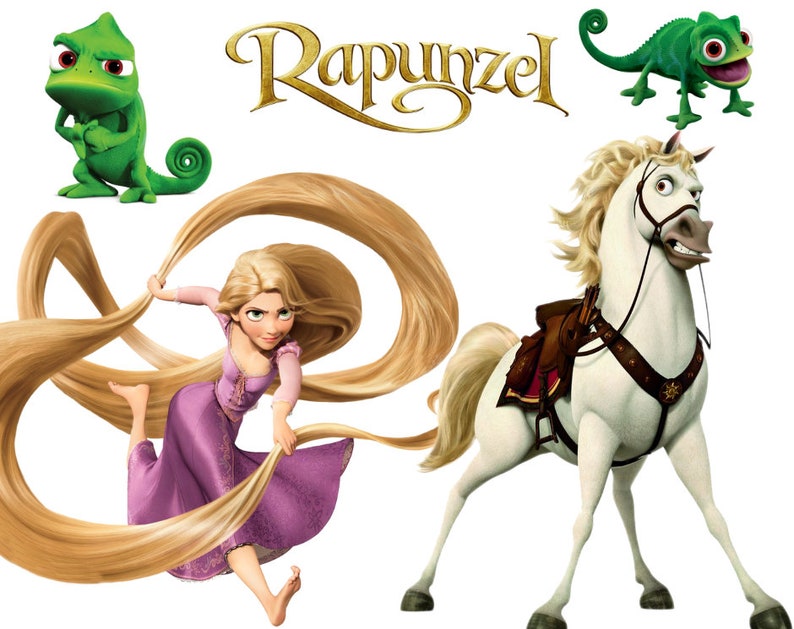 Tangled Clipart Png Tangled Svg Bundle Tangled Stickers - Etsy