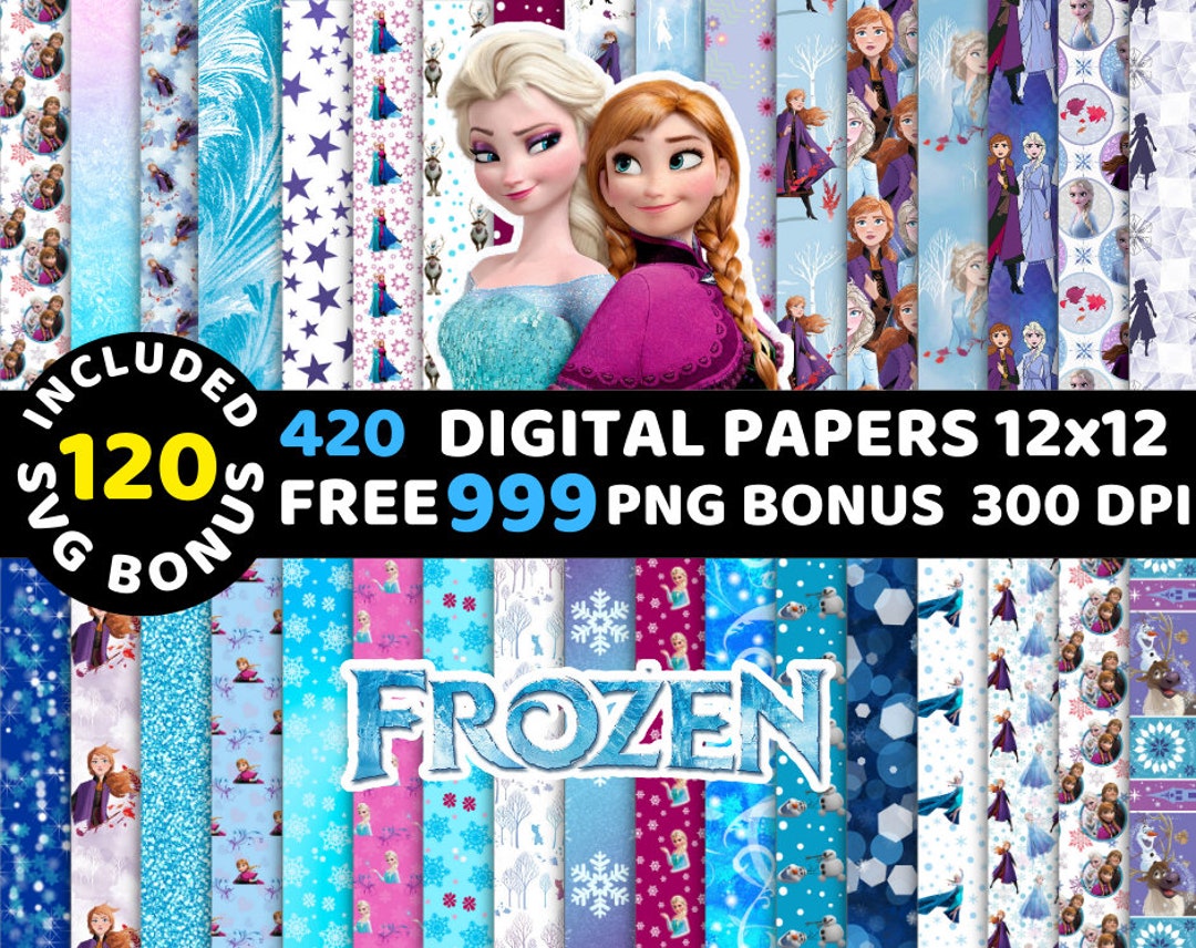 Frozen Digital Papers, Frozen Wallpers, Frozen Backgrounds, Frozen ...