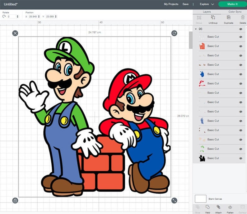 Super Mario Clipart Bundle Png & Svg, Super Mario Layered Svg Cricut ...