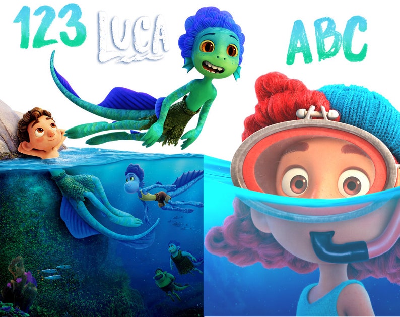 Luca Clipart Png Luca Svg Bundle Luca digital Download Luca - Etsy España